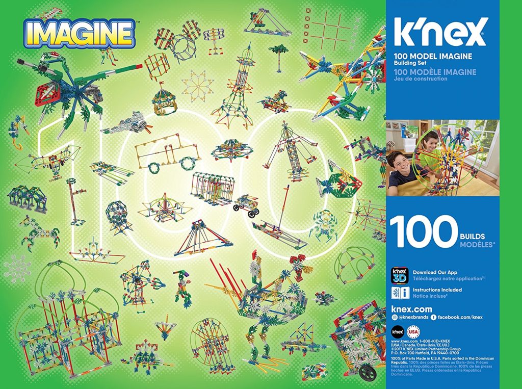 K’NEX 100 Model Building Set – 863 Pieces – Ages 7+ Engineering ...